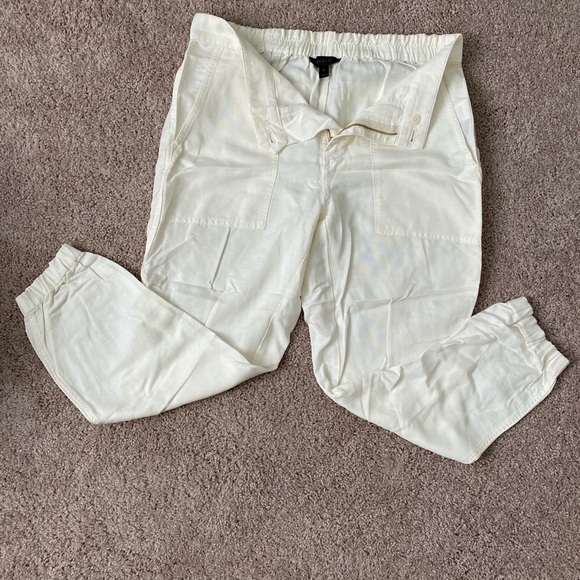 J. Crew | Pants & Jumpsuits | J Crew Weekend Linen Pant Cargo Trouser ...